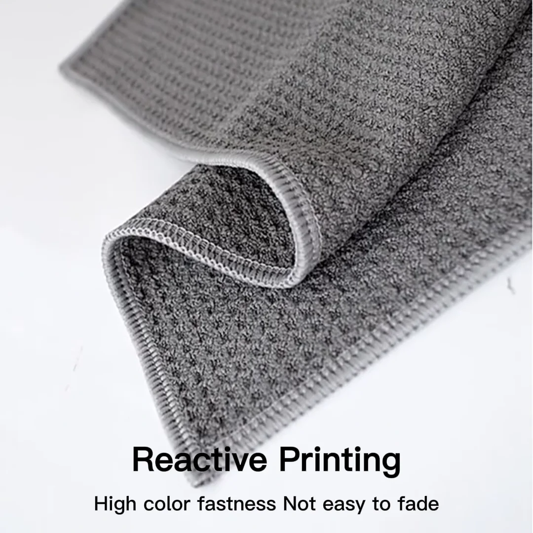 Manufacturers Supply Custom Pattern Printing Microfiber Rpet Waffle ...