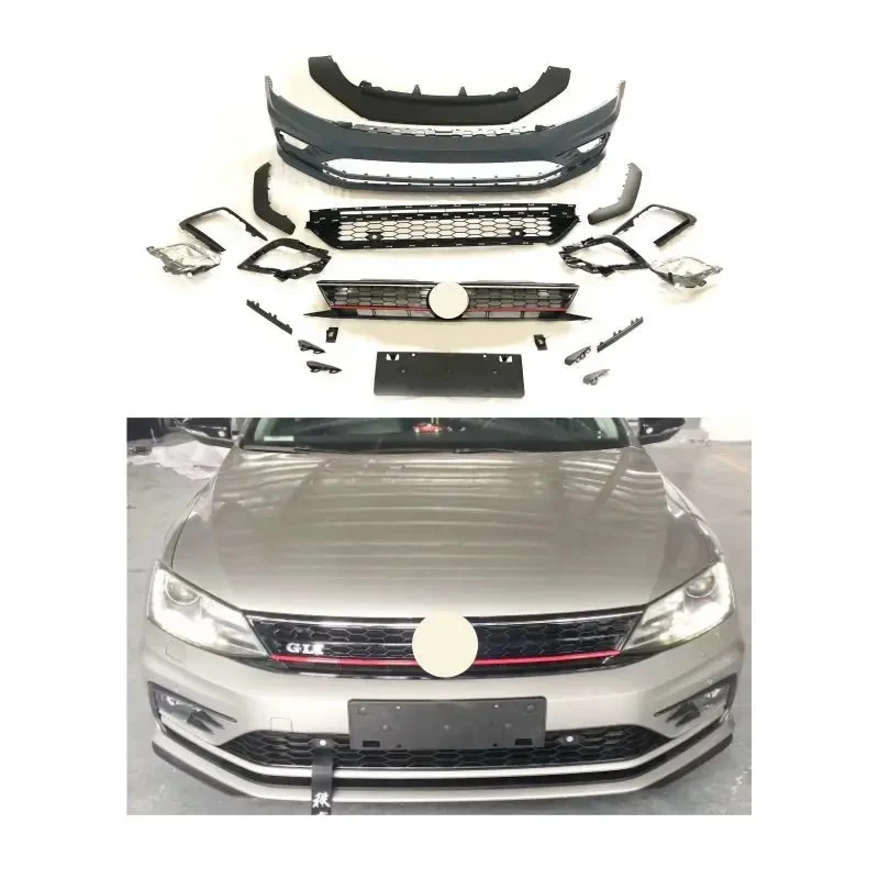 For Volkswagen New Jetta GLI MK6 2015-2018 Car Front Bumper Rear Bumper ...