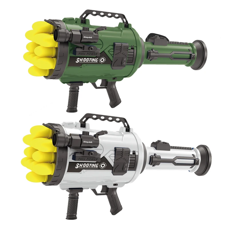 Long Distance Shooting Game Soft Bullet Novelty Toy Gun Electric For ...