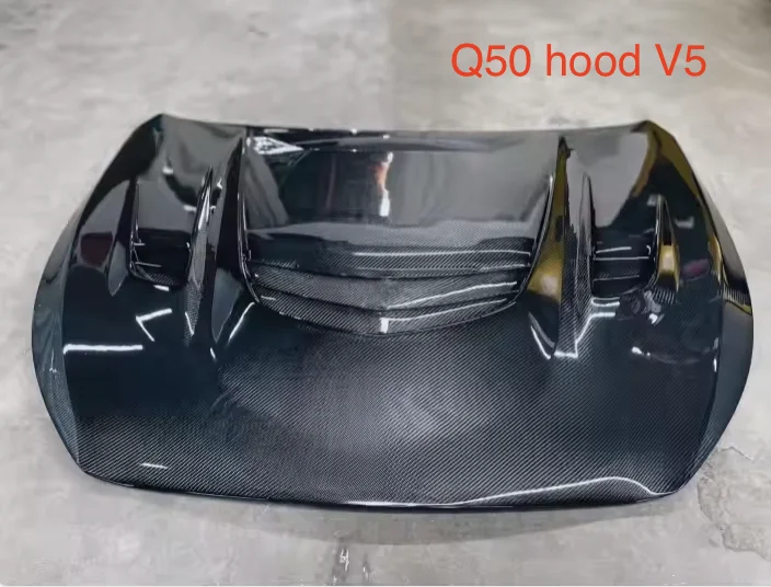 MRD Demon Style V5 Carbon Hood for Infiniti Q50 & Q60