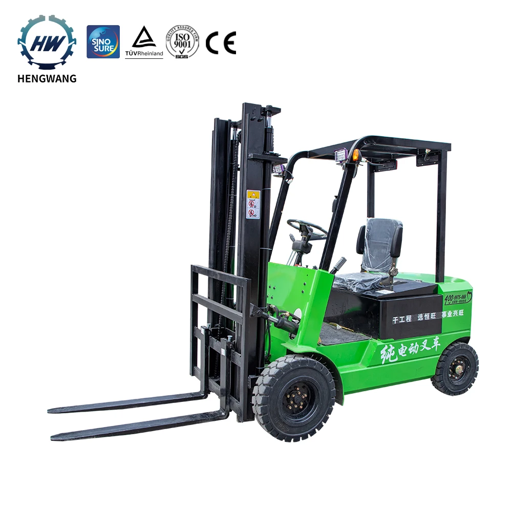 Warehouse Small Electric Forklift 1 Ton Electrical Operated Mini ...