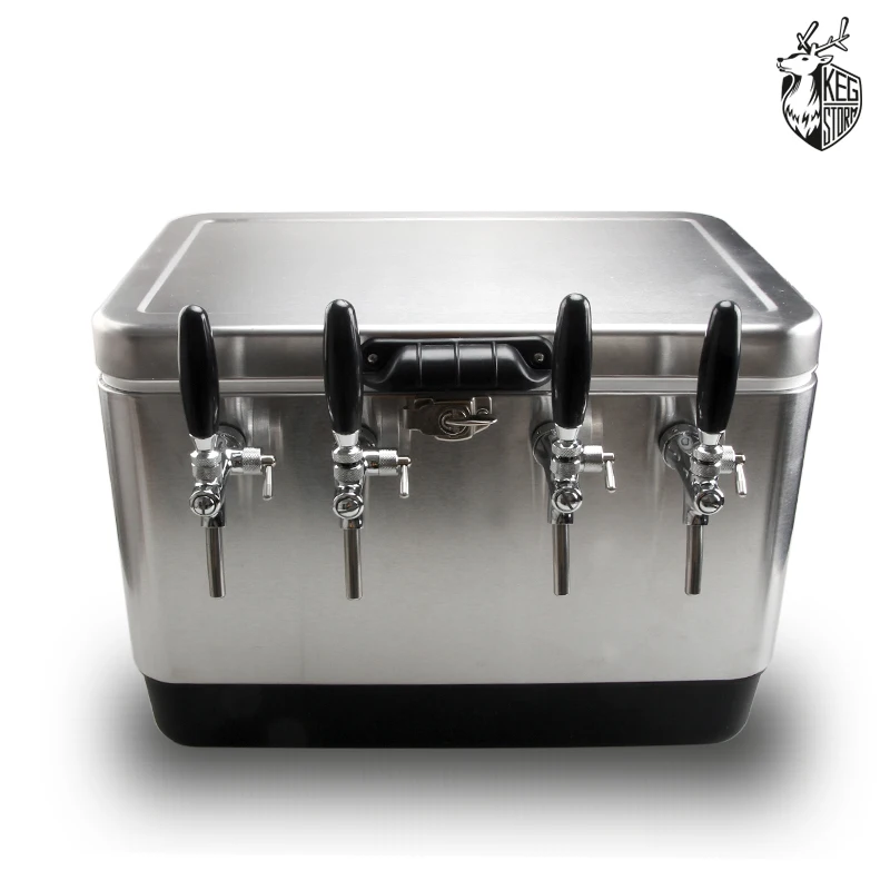 Hot Selling Draft Beer 304 Stainless Steel 50L Four Taps Beer Coil ...