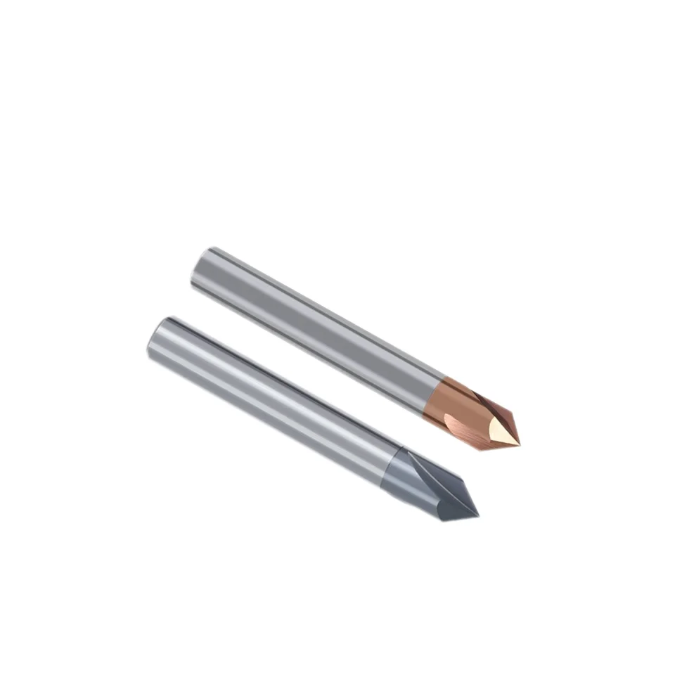 Bks D20 60 Degree Chamfering Cutter With 4 And 2 Flutes Solid Carbide ...