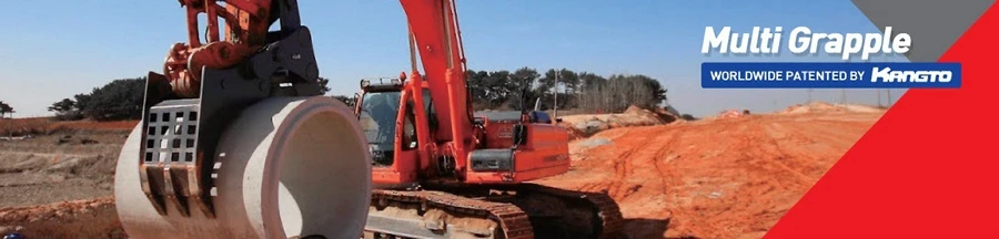 Kangto Hydraulic Rotatable Grapple KTMG800 for Excavators