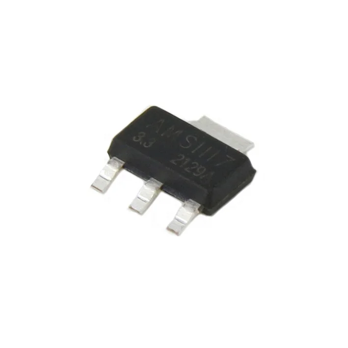 Ams1117-3.3v 1a Low Dropout Voltage Regulator Ic Sot-223 Ams1117 1.5v 1.8v 2.5v 1.2v 5v Adj ...
