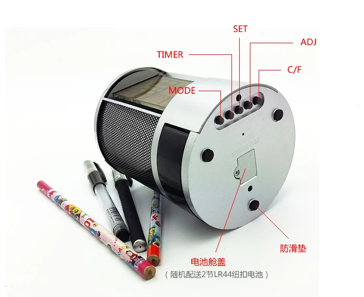 Wholesale Countdown Function Alarm Clock Time Temperature Display Pen ...