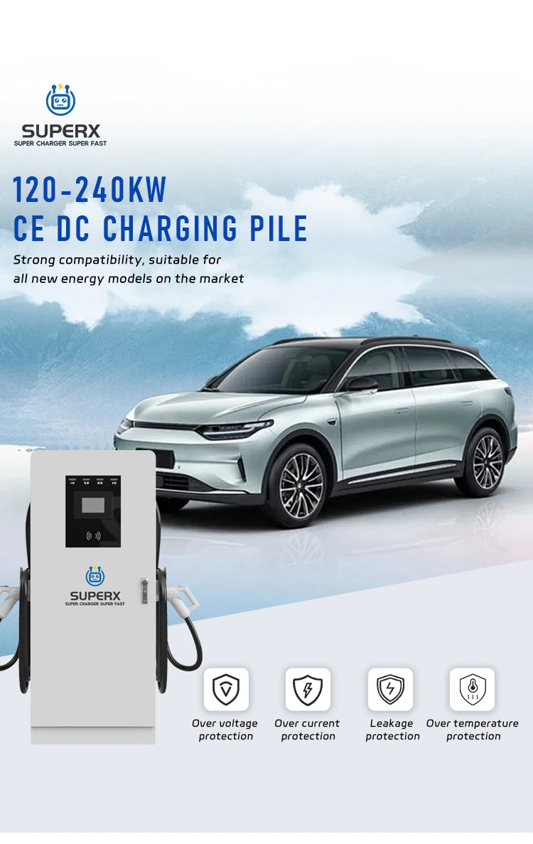 120kw V2g Ev Dc Fast Charging Dc Ev Charger With Led Screen For Bus ...