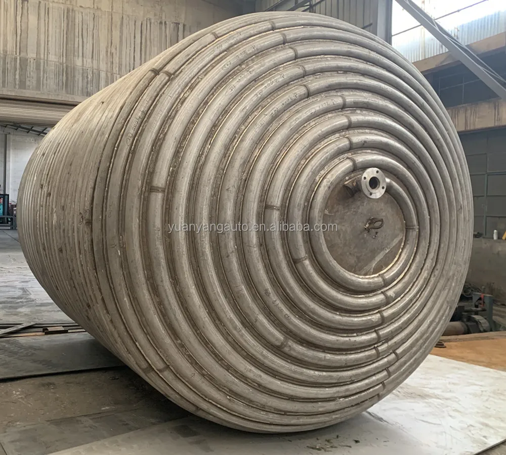 6000L External Coil Type Stirred Tank Reactor - Durable & Efficient