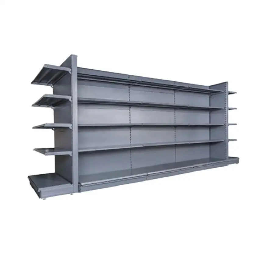 Supermarket Wall Shelf Gondola Shelving System Display Unit Shop ...