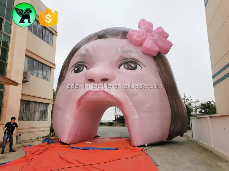 Giant Golden Inflatable Statue - Customized Sphinx Tunnel