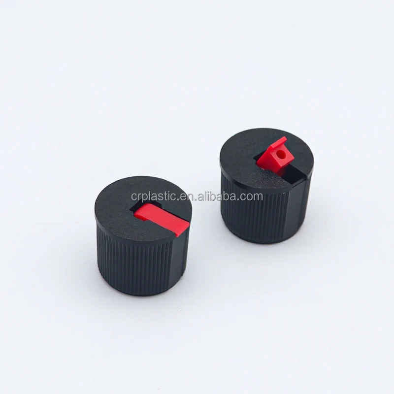 Blue White 24/410 28/410 PP Screw Ribbed Plastic Turret Caps