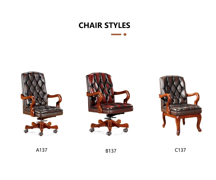 Classic Royal King Luxury High Back Chesterfield Office Chair European ...