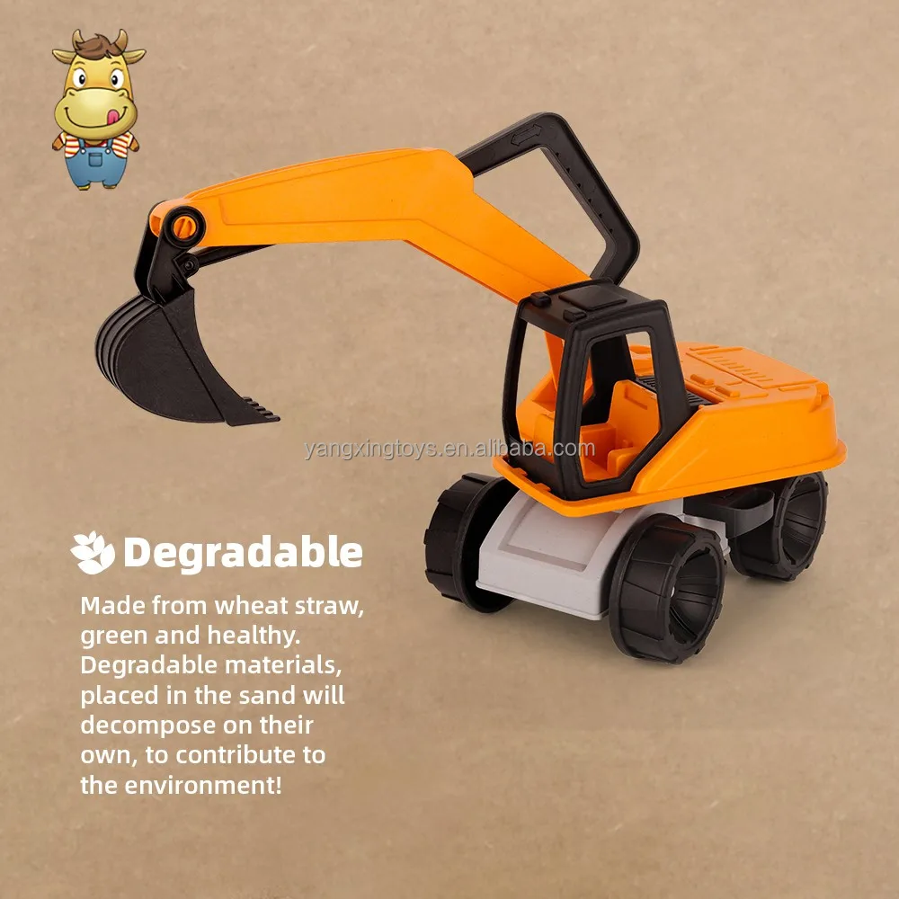 Baby Eco Wheat Straw Push And Go Beach Sand Car Toy No Harm Inertia ...