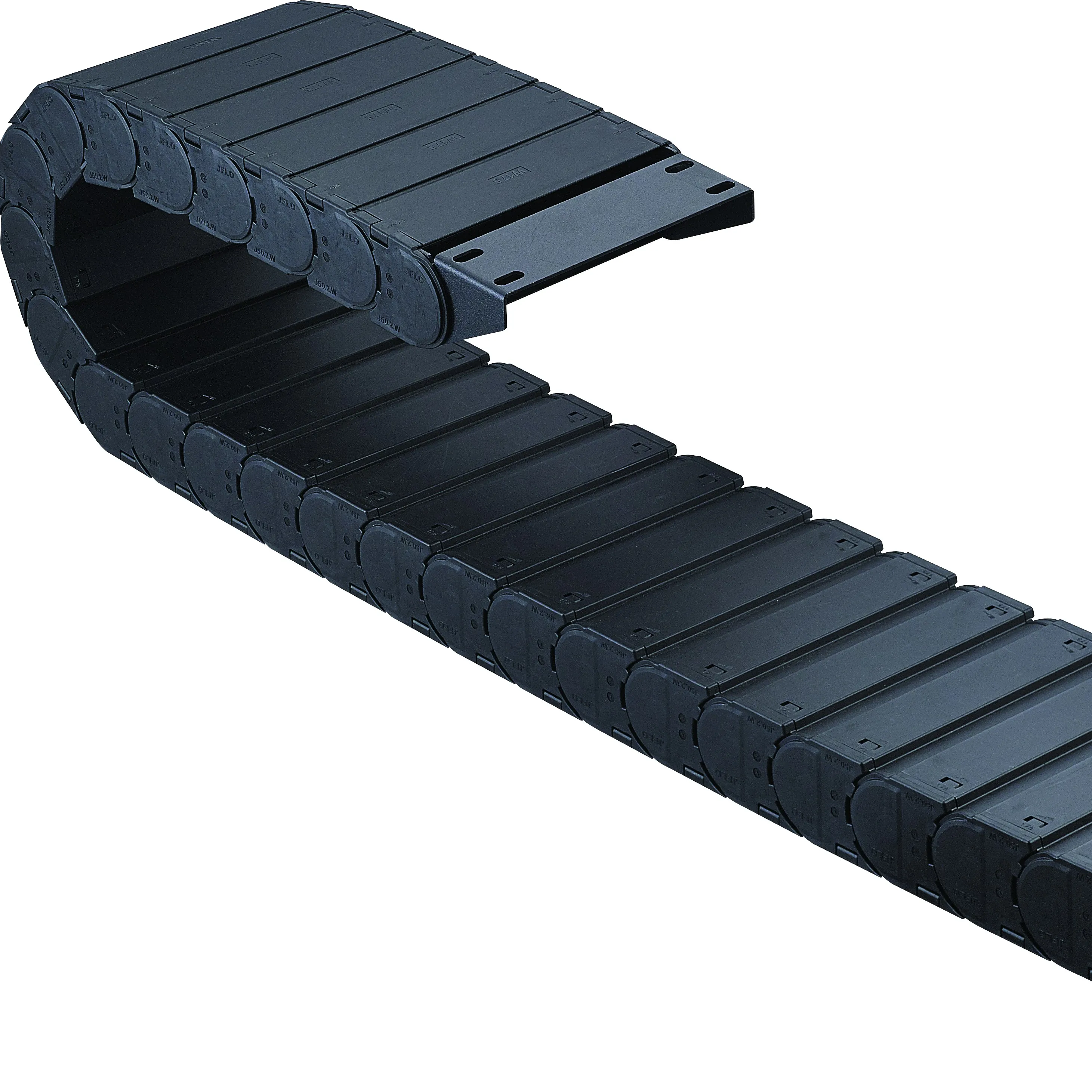 JFLO Closed Type Exterior Open, Laser Cutting Machine Cable Chain ...