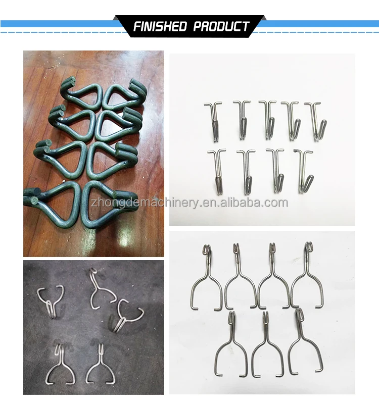 Fully Automatic Parts Flat Strip Wire Bending Clip Cnc Buckle Making ...