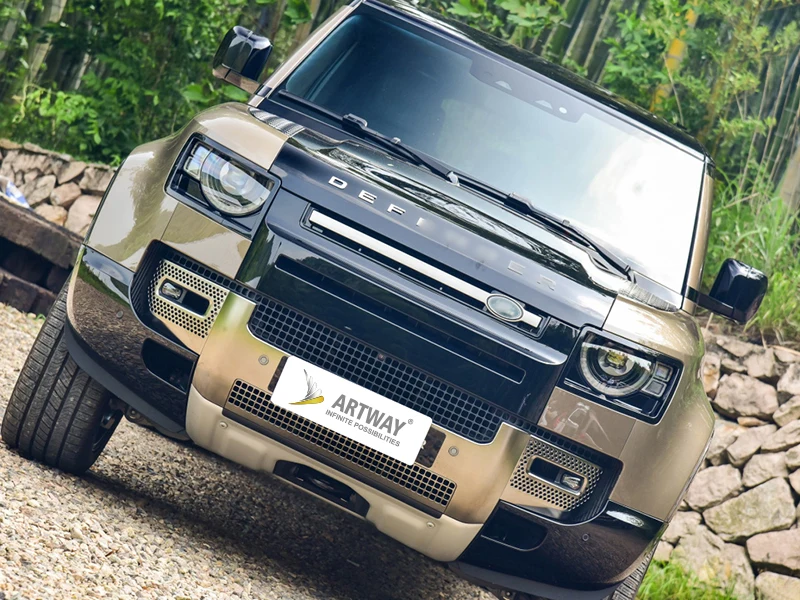 Front Bumper Guard Skid Plate For Land Rover Defender 2020 2021 ...