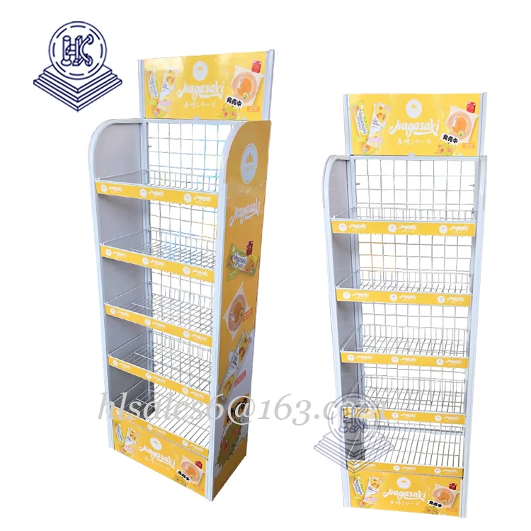 MetalBasket Potato Chips Rack Candy Display Rack Wire Mesh Rack Basket ...