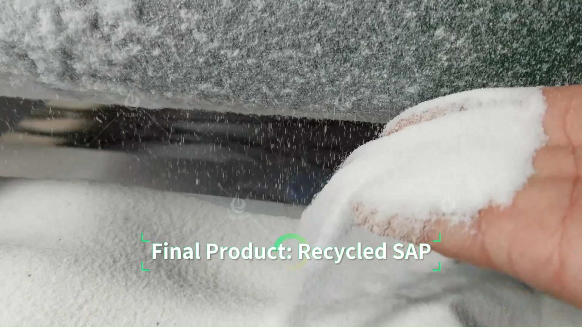 Machinery For Reclaiming Wooden Pulp And Sap Diaper Sanitary Pad ...