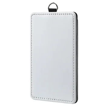 Fashion Sublimation Blank Employee's Card Case Women Men Pu Leather Id ...