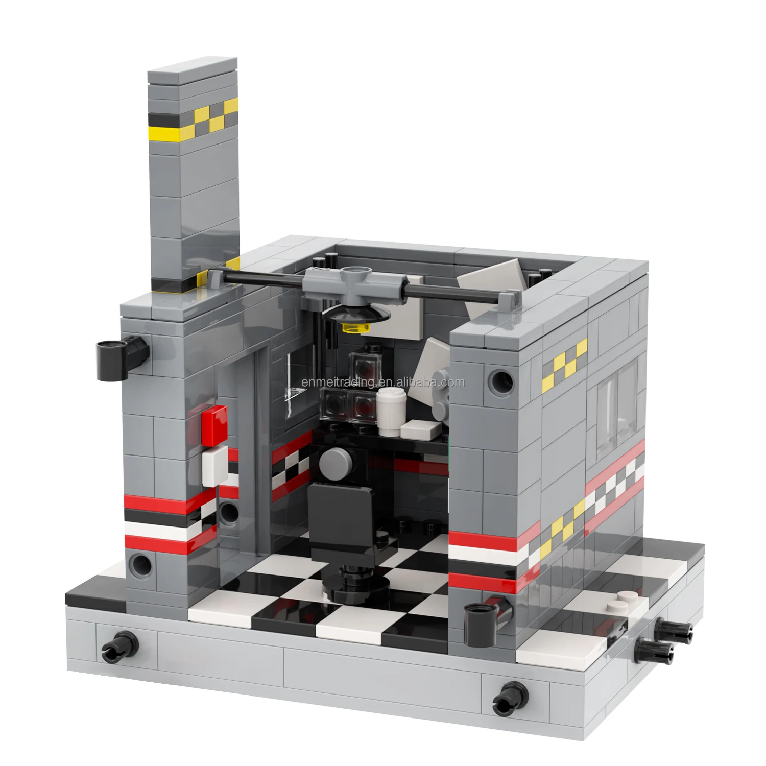 New Fnaf Five Nights At Freddy's Office Model Plastic Building Blocks ...
