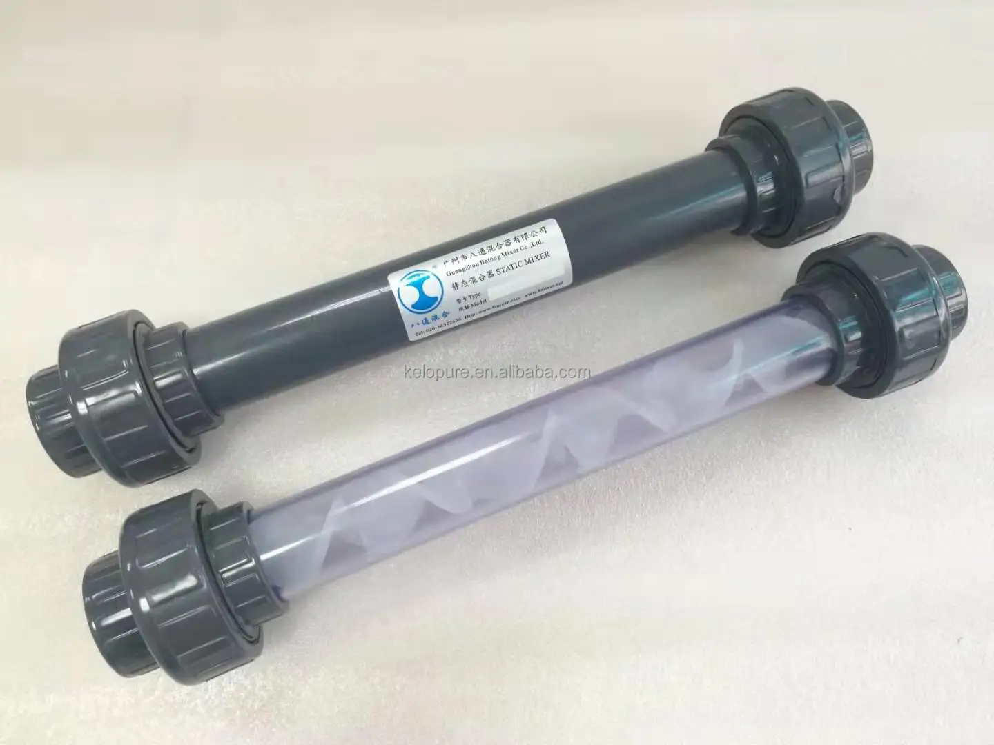 Mixing Liquid and Gas Noose Connection - Transparent UPVC