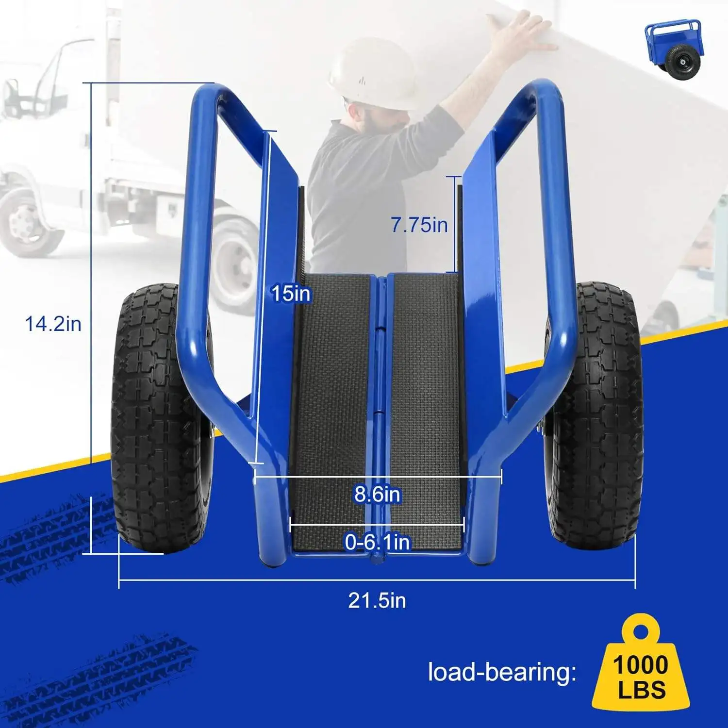 Universal Manual Hydraulic Mechanical Tool Car Mover Steel Plate Cart ...