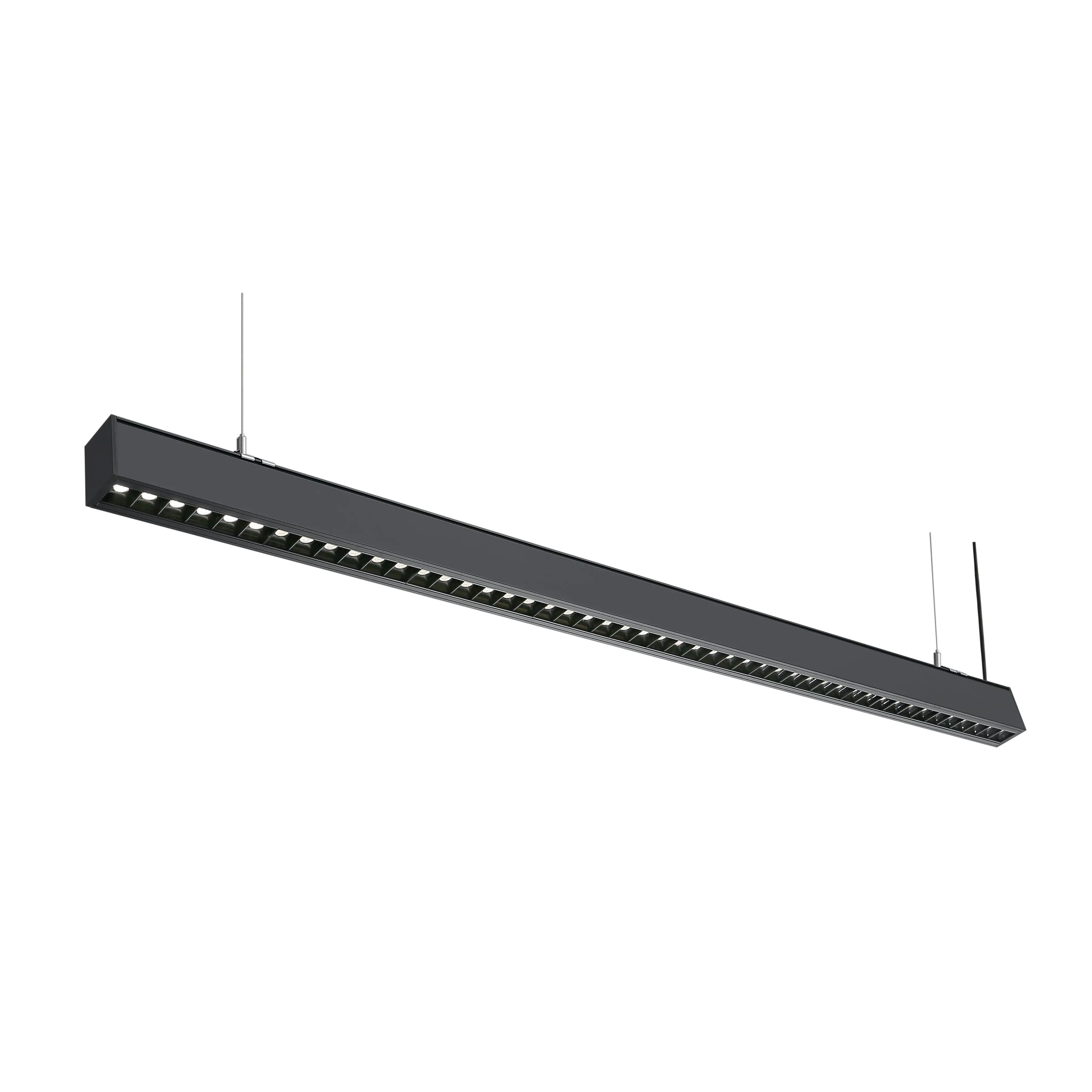 Aluminum Pendant Linear Spotlight Fixture - Dali/0-10v Dimmable