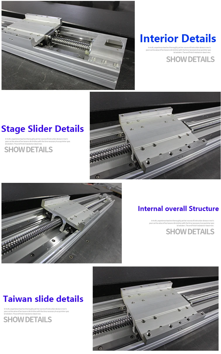 Sdm100 Linear Module With Max Stroke 100~1050mm Linear Actuator For ...