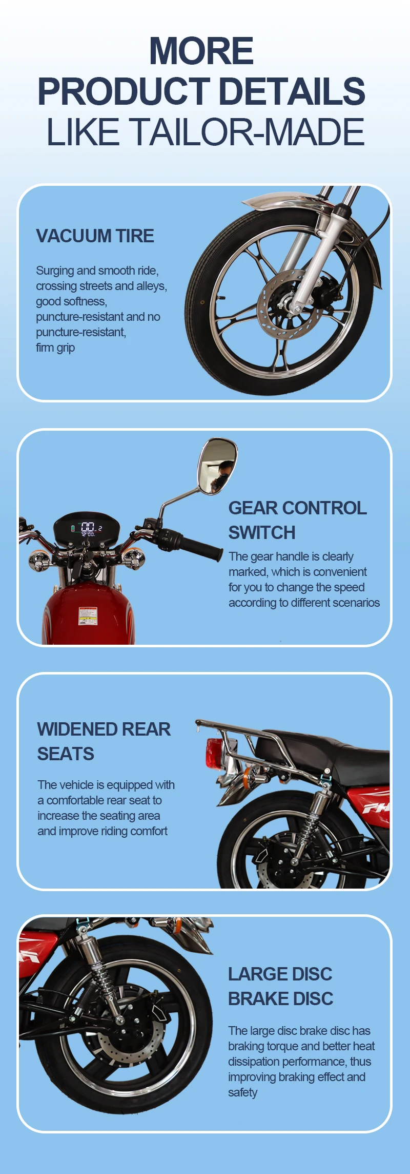 Efficient Long-Range Motorcycle for Electric Freight Delivery