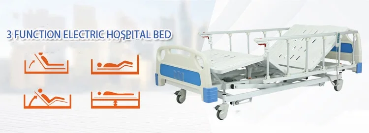 Electric 3 Function Medical Hospital Bed Supplier 3 Function Nursing ...