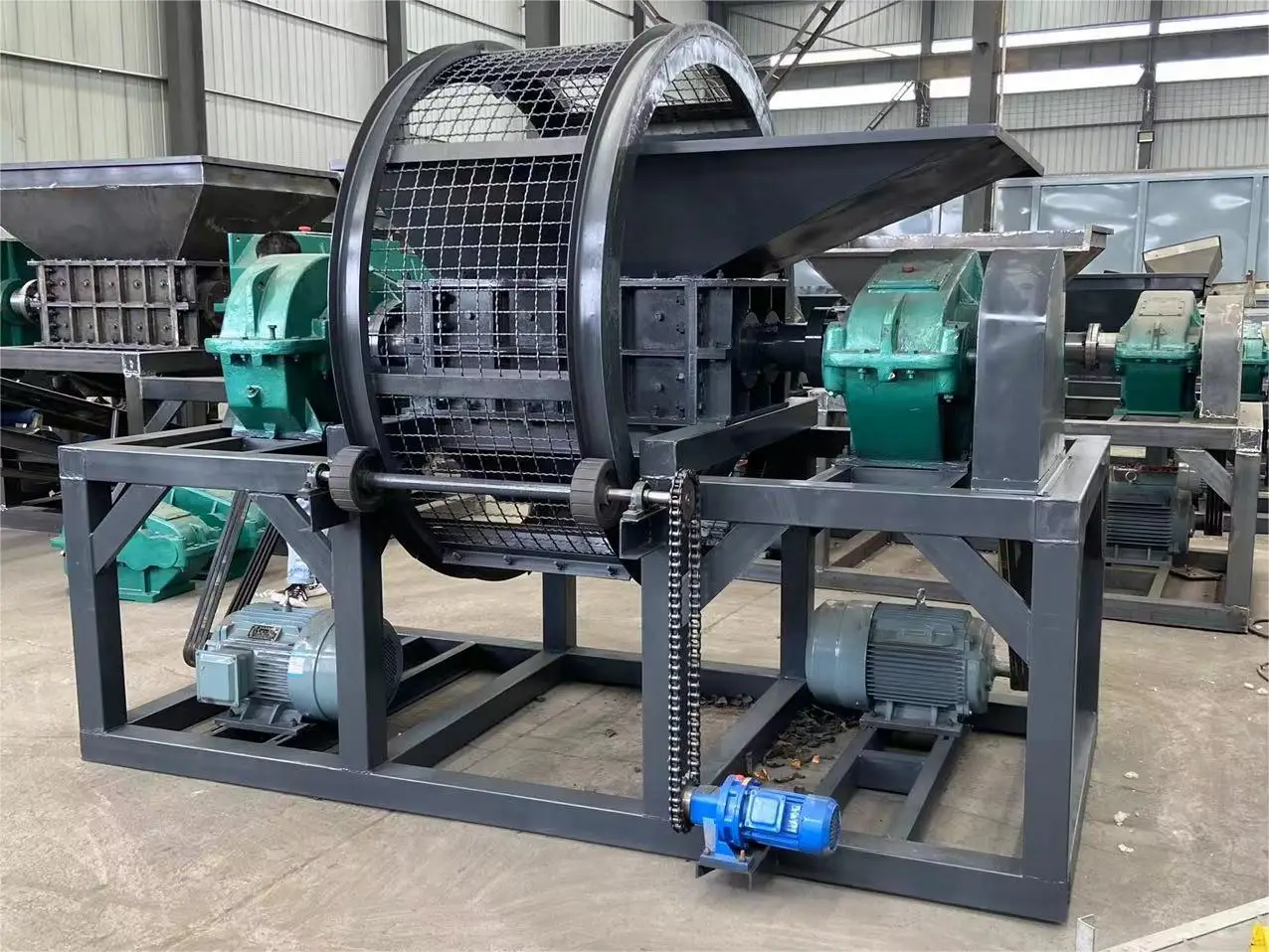 Oil Palm Empty Fruit Bunch Shredder Waste Metal Shredder for Fabric ...