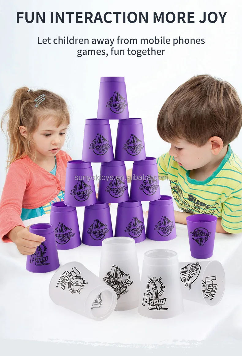 Speed Stacking Cups - Fun & Educational Game for All Ages