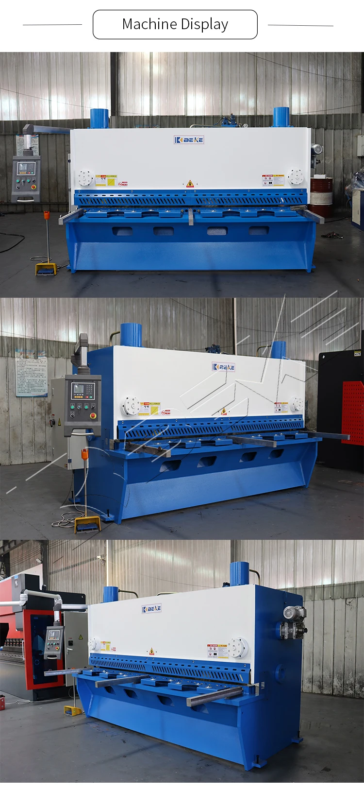 Cnc 6*2500mm Hydraulic Guillotine Metal Cutting Machine Steel Plate ...