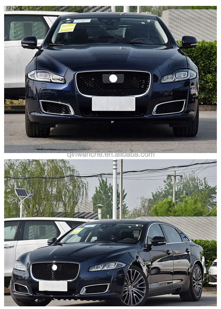 Car Front Bumper facelift grille For Jaguar X351 XJ 2010-2019 Upgrade ...