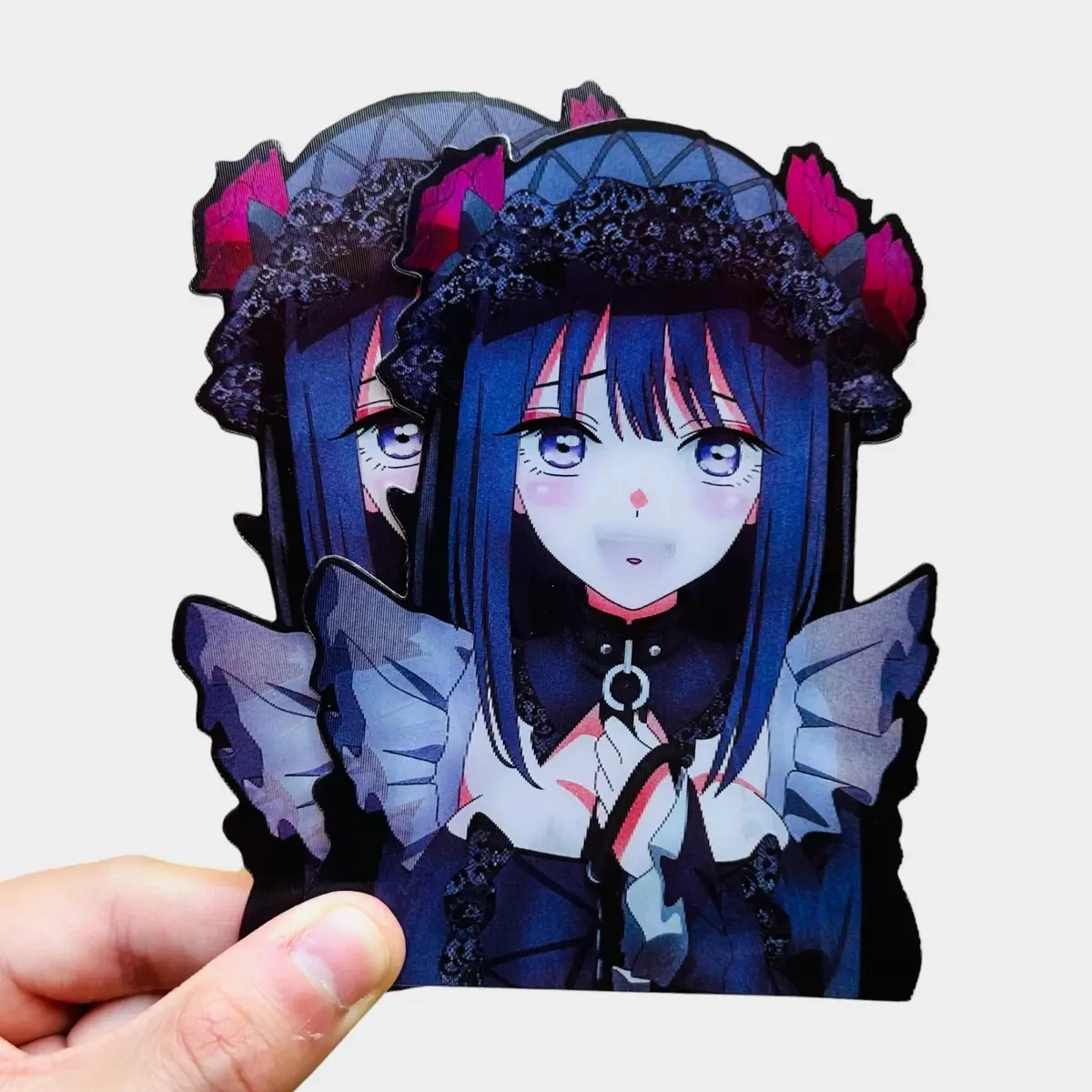 Sexy Anime 3d Lenticular Motion Stickers Promotional Ts