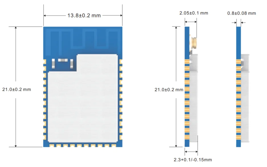 BLE Bluetooth Module RTL8762 MK15 for POS Systems
