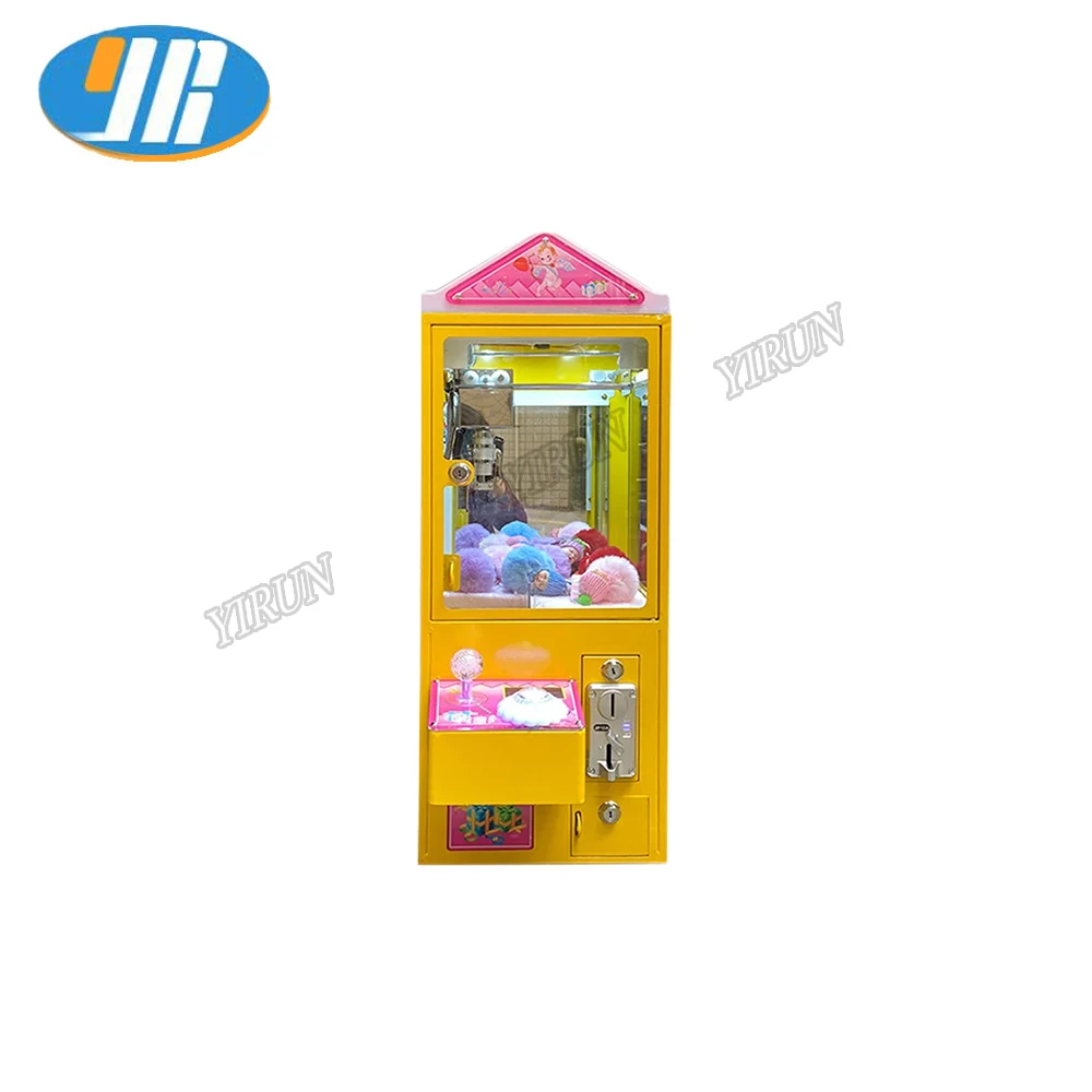 Luxury 220v Mini Toy Coin Operated Claw Crane Machine Kids Coin Pusher ...