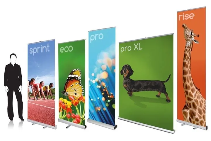Portable Widescreen Roll up Banner - Durable & Retractable