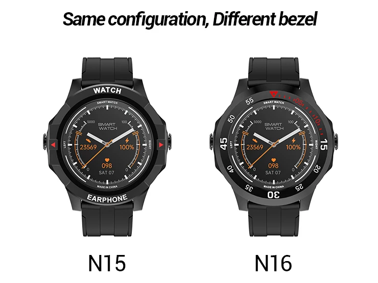 N15 N16 Smartwatch Hot Wireless TWS Earphone 2 Inmonitoring ...