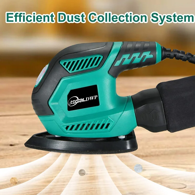Detail Sander,Compact Electric Sander Tool,Dust Collection System ...