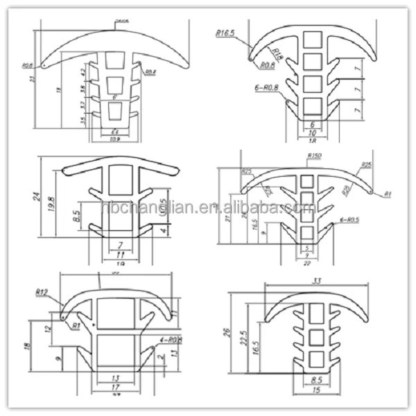 T Type Solar Panels Seam Epdm Rubber Gasket Seal For Solar Panels Gap ...