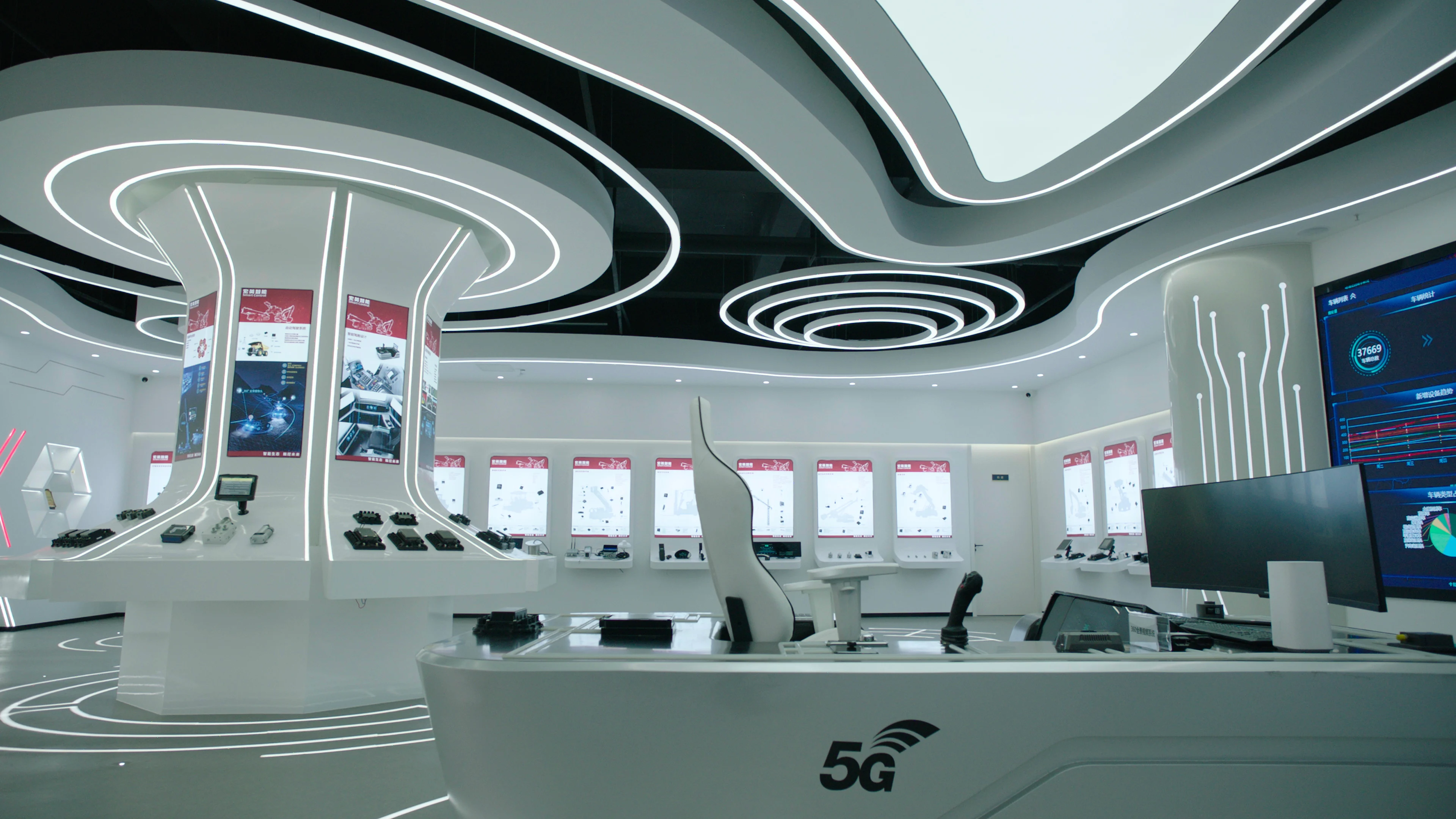 Vehicle Control Unit Hmi Display Controller Button Panel Sensor Control System For Crane Loader ...