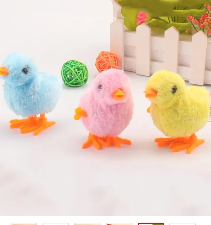 Botu Plush Toys Wind-up Chicks Net Red Jumping Chicks Children's ...