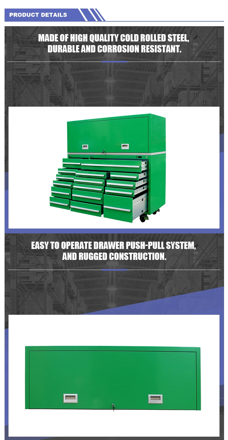 ODM Professional Tool Boxes Drawer Filling Steel Garage Workbench ...