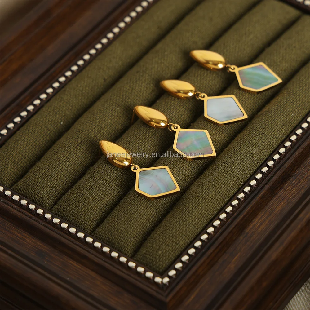 Ins Style Women Classic Elegant Minimalist Jewelry 18k Gold Plated ...