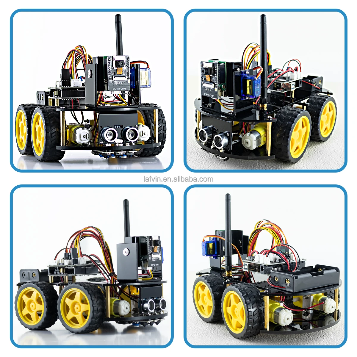 2023 LAFVIN Smart 4wd Chaiss Robot Car Kit - DIY & App Control