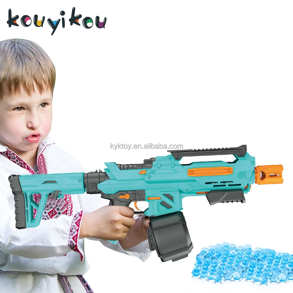 Outdoor Electric Mp5k Akm Ak47 M4 Wate Blaster Bead Crystal Bullet Gel ...