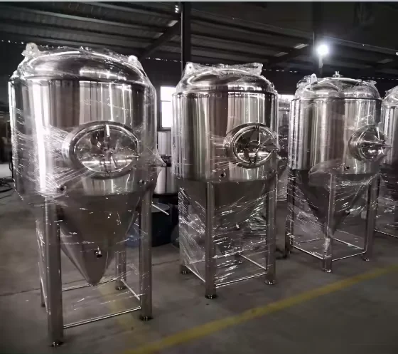 1000l Glycol Jacket Conical Fermenter With Cooling Jacket And ...