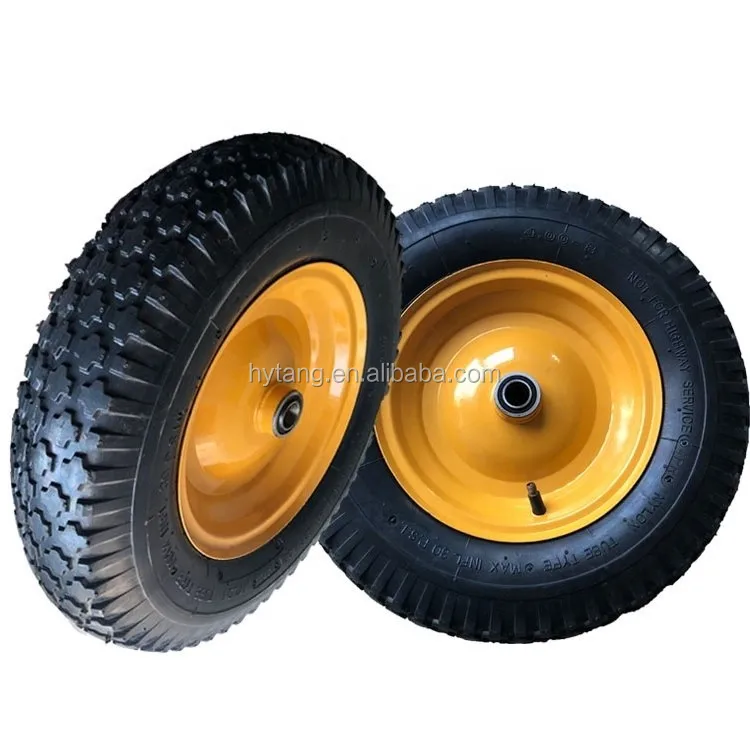 Wheelbarrow Wheel Pneumatic Rubber Wheel 16 Inch Size 16x4.00-8 - Buy ...