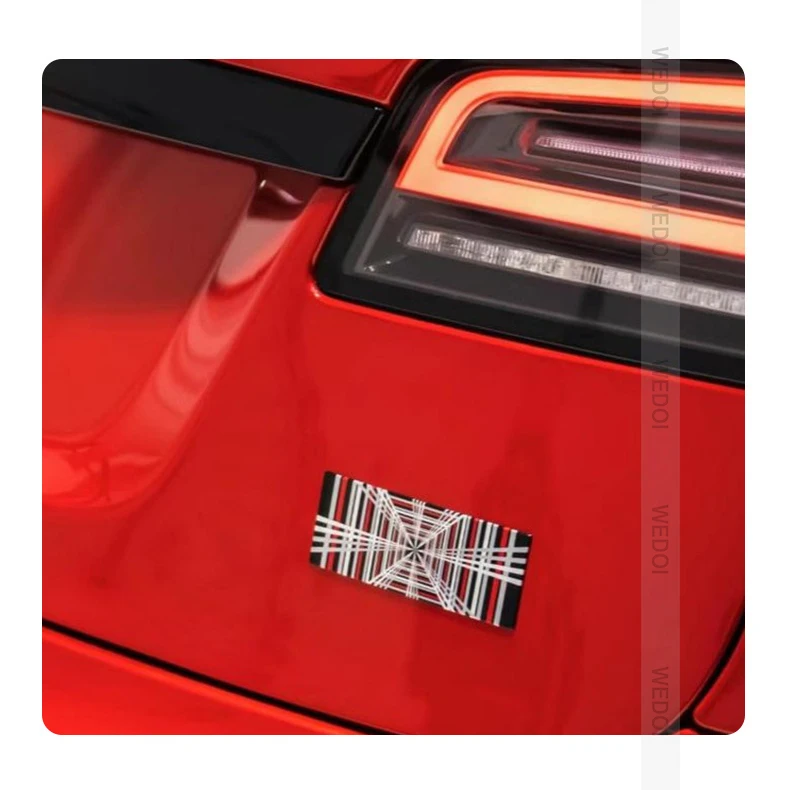 Tesla Model 3 Emblems - High Performance Trunk Badges